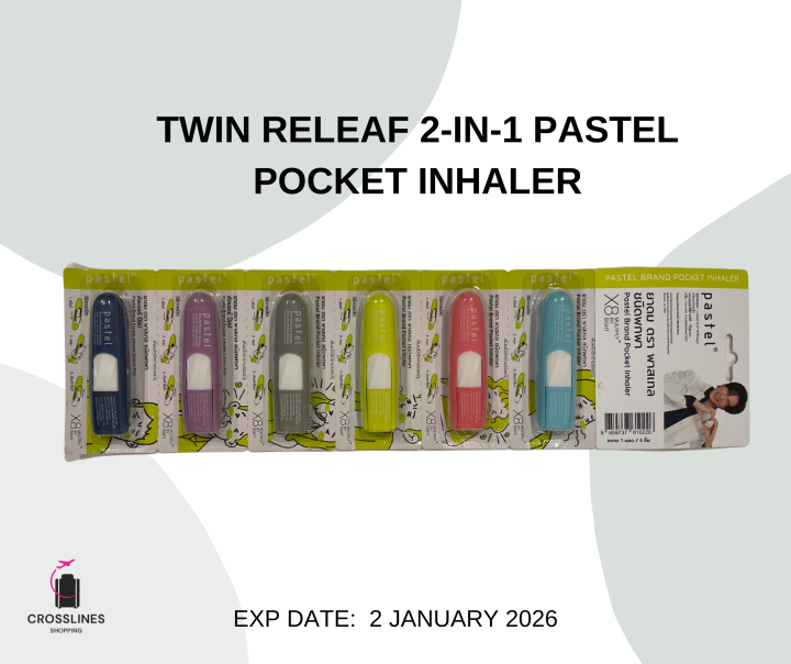 Twin Releaf 2-in-1 Pastel Pocket Inhaler - 1 PIECE | Lazada PH