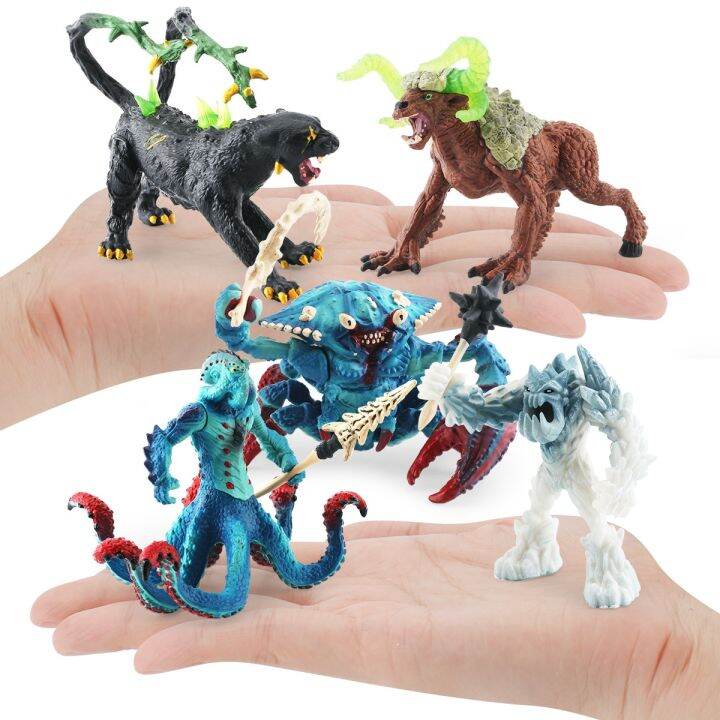 PVC Animal Action Figure Monster Model Water Crab Octopus Ice Monster ...