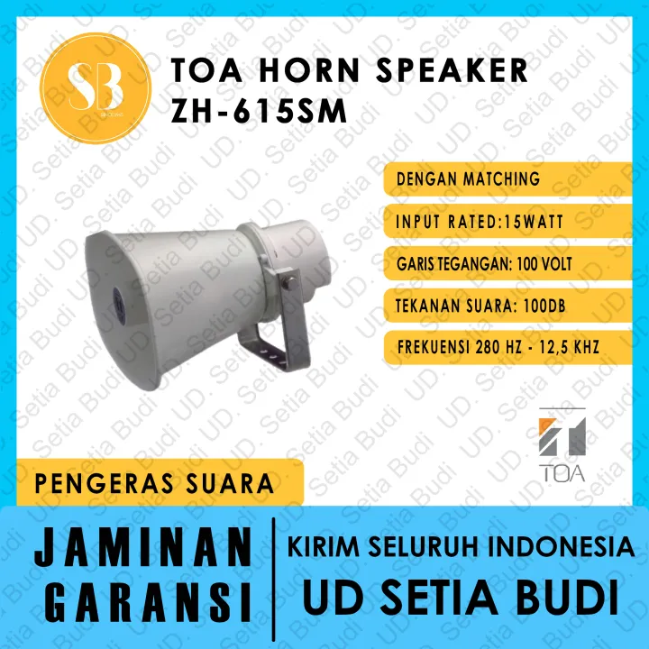 TOA Horn Speaker ZH-615SM / ZH-615 SM 15 Watt | Lazada Indonesia