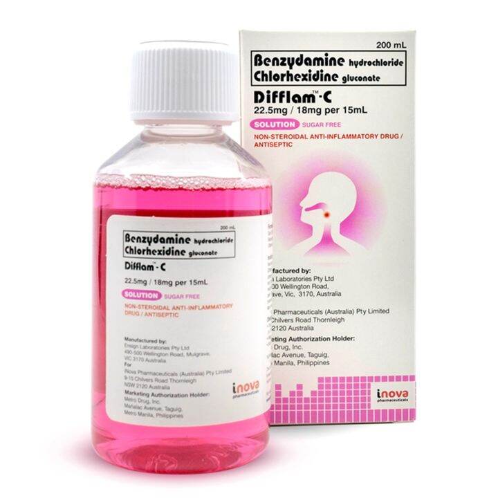 DIFFLAM C Solution 200ml (Oral antiseptic) | Lazada PH