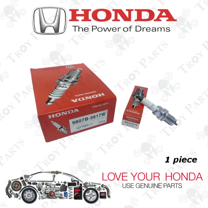 (1pc) Original Honda Iridium Spark Plug 9807B-5617W Accord TAO 2.0 ...
