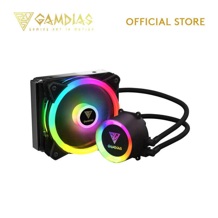 Gamdias Chione E2-120R Lite RGB CPU Fan Liquid Cooler | Lazada PH