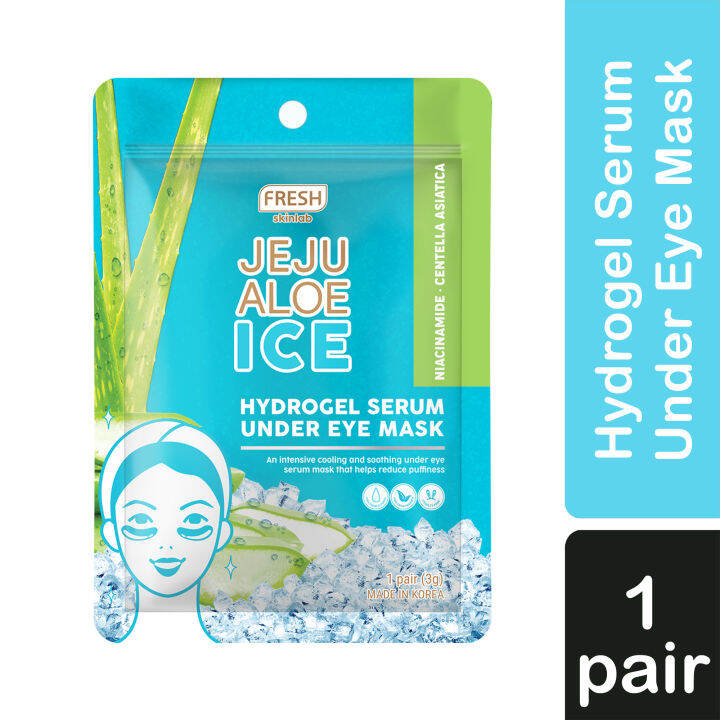 FRESH Skinlab Jeju Aloe Ice Hydrogel Serum Under Eye Mask 1 pair ...