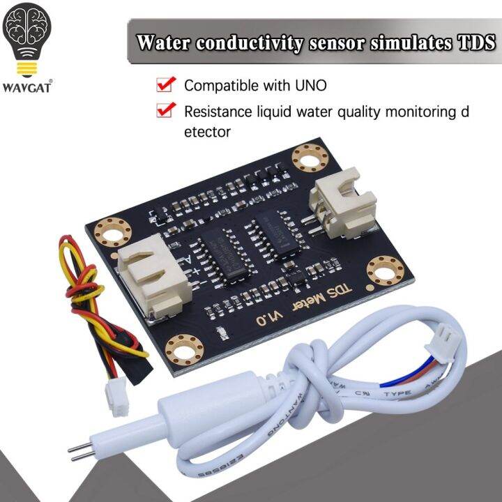 Official Water Conductivity Analog TDS Sensor Module Tester Liquid ...