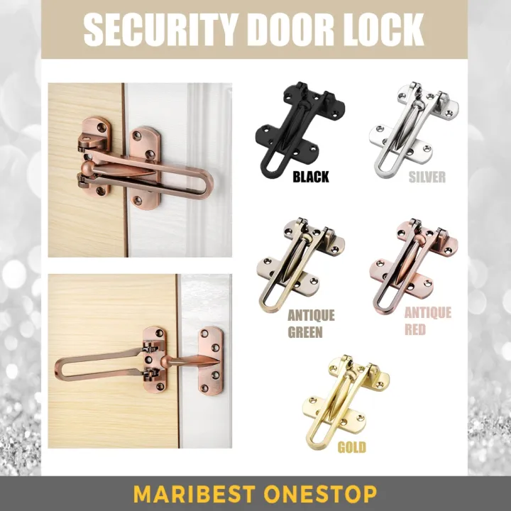 Security Room Door Guard Buckle Hold Lock Hotel Hostel Door Main Door ...