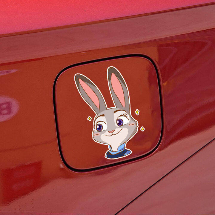 Scratches on the rear bumper car stickers block the car stickers in ...