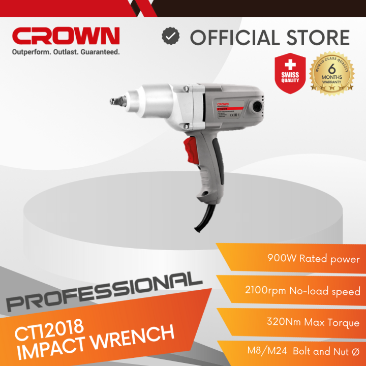 CROWN Impact Wrench 900w / 320Nm CT12018 | Lazada PH