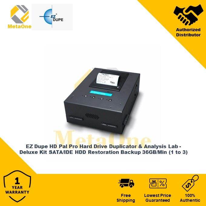 EZ Dupe HD Pal Pro Hard Drive Duplicator & Analysis Lab - Deluxe Kit ...