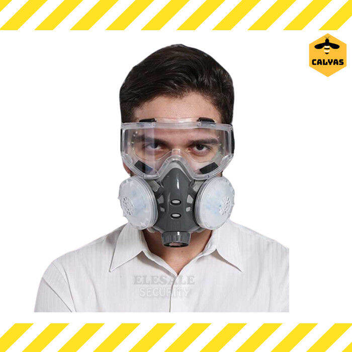 Masker Gas / Masker Lab / Cat Amonia Acid Full face Respirator 6800 ...