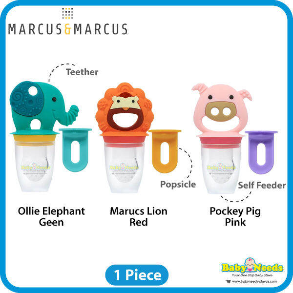 Marcus & Marcus Baby Silicone Self Feeder N 'Pop | Lazada