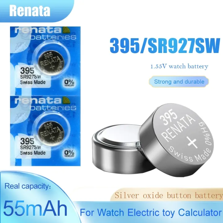 Renata 395 SR927SW Original AG7 LR927 LR57 399 SP395 LR927W Watch ...