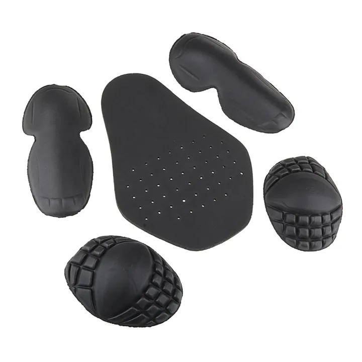 Motorcycle Jacket Lining Protectors Pad Shoulders Elbow Back Armor ...