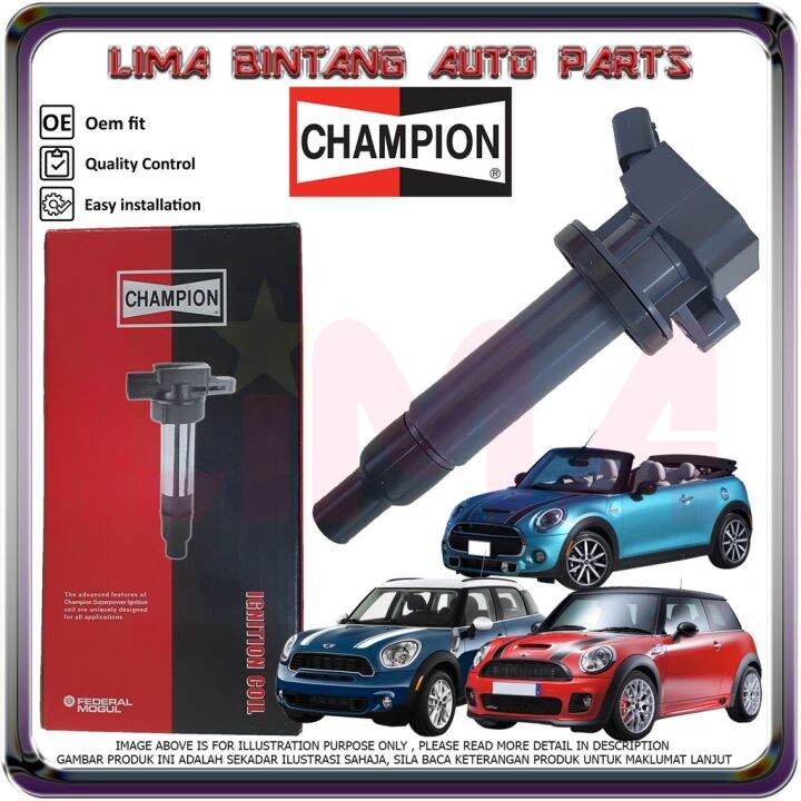 Mini Cooper R56 R57 R60 Ignition Coils , Plug Coil CHAMPION *Original ...