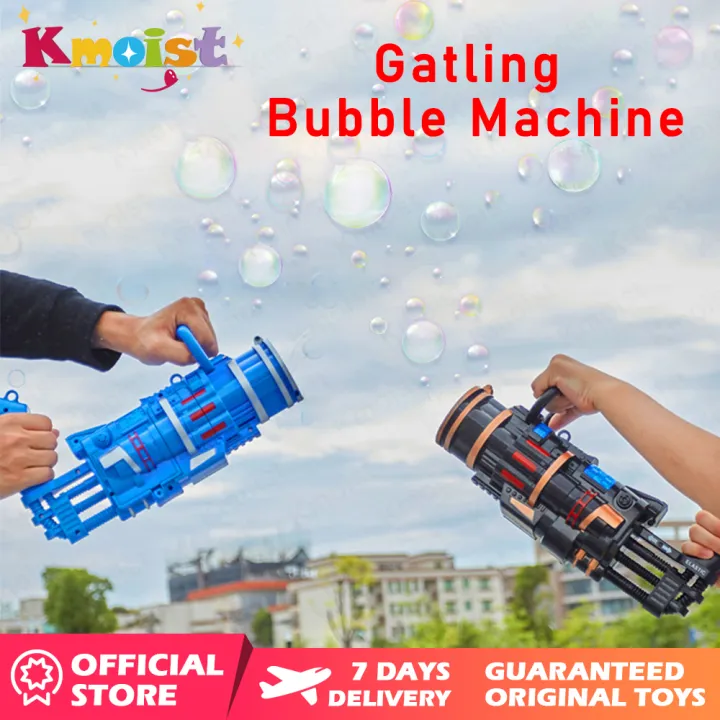Kmoist อัตโนมัติ Gatling เครื่องทำฟอง,ของเล่นกลางแจ้งฤดูร้อนอุปกรณ์งานแต่งงานพร้อมแสงเสียง ...