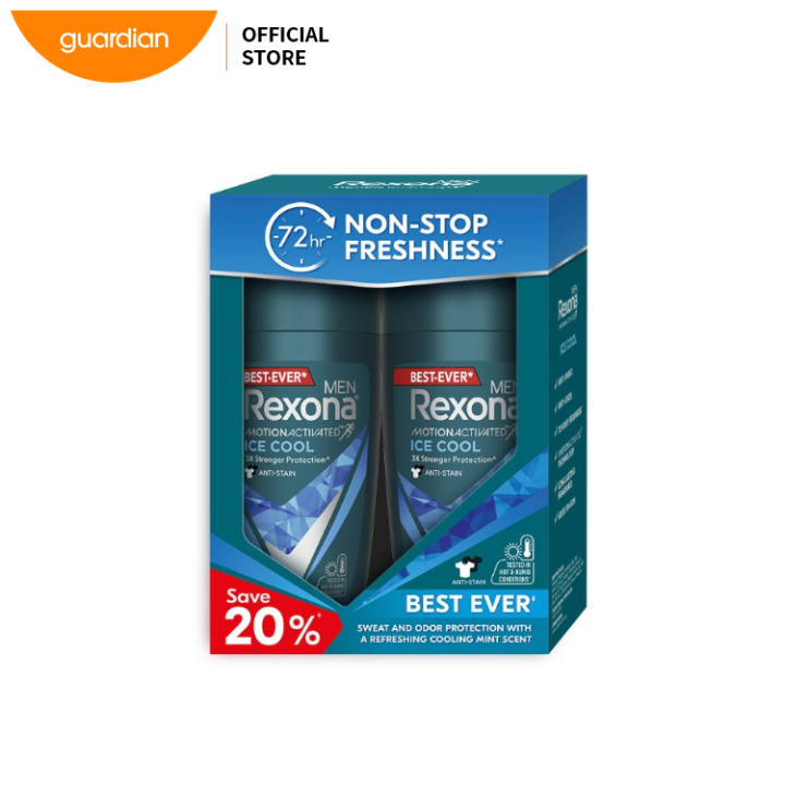Rexona Ice Cool Roll On Twin Pack (2x45ml) | Lazada