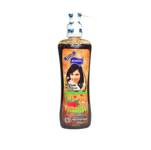 Rohini Shikakai Shampoo 375ml / hitam bersinar shikakai syampi 375ml ...