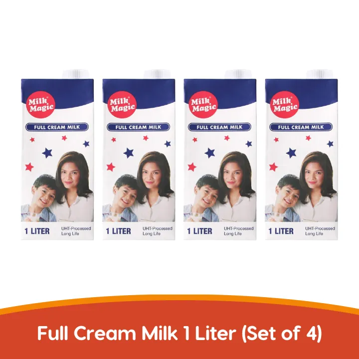 BelowSrp Grocery Milk Magic Full Cream Milk Drink 1 Liter (Set of 4 ...