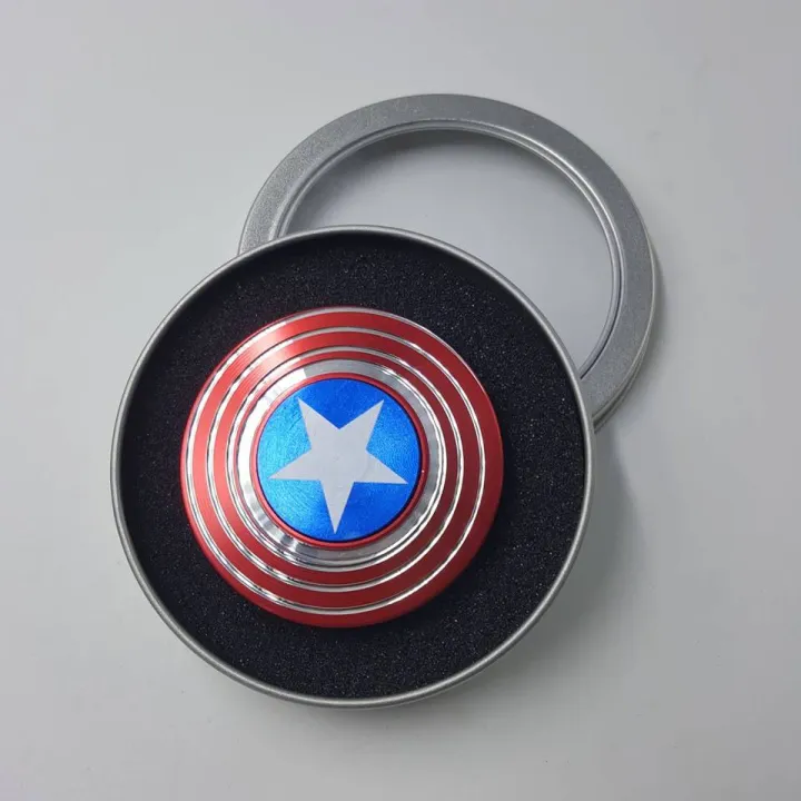 Captain America Metal Fidget Stress Relieving Spinner | Lazada PH