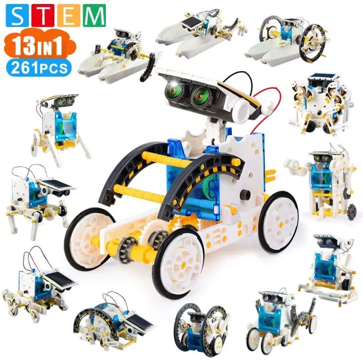 Robot Kit 13-in-1 Solar Robot Creation Toy,Educational Science ...
