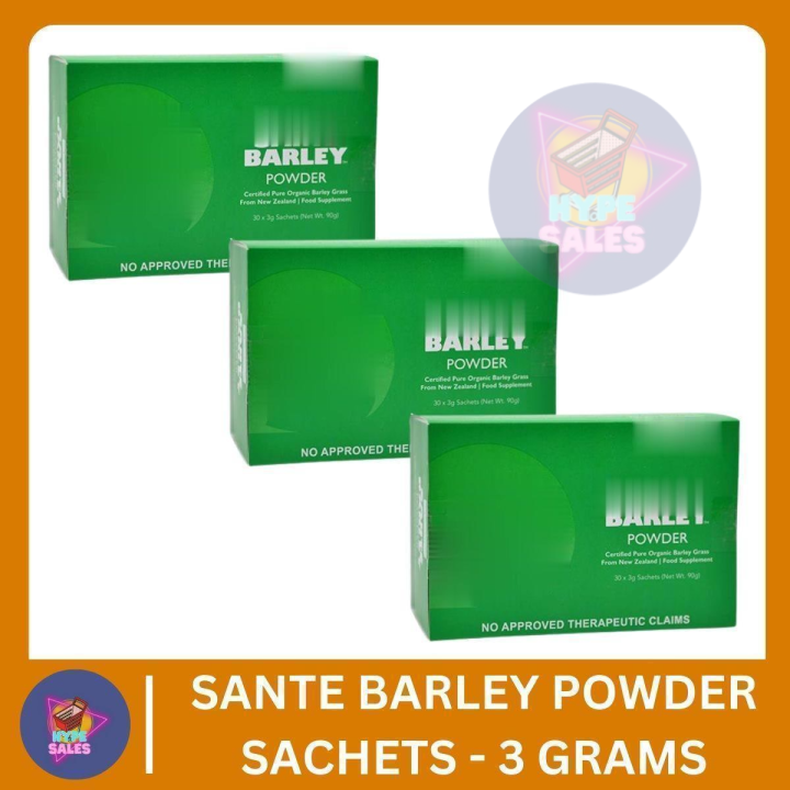 Sante Barley Powder Sachets Pure Organic Barley Grass - 3 grams | Lazada PH