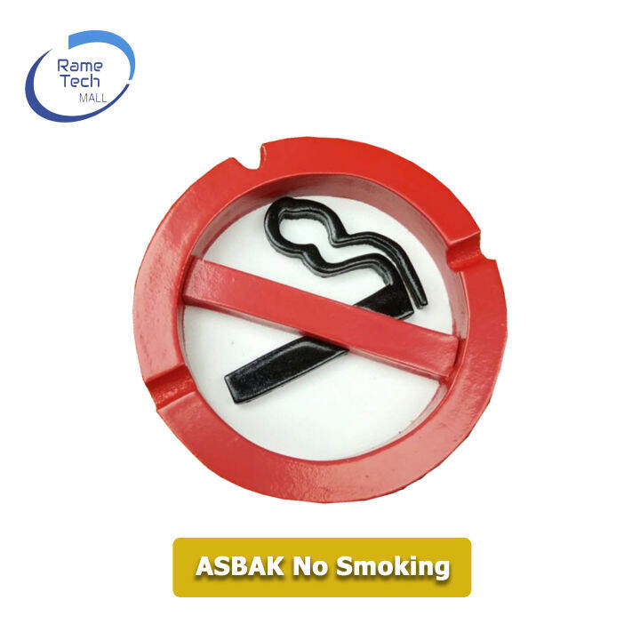 Asbak Rokok Caracter Desain No Smoking | Lazada Indonesia