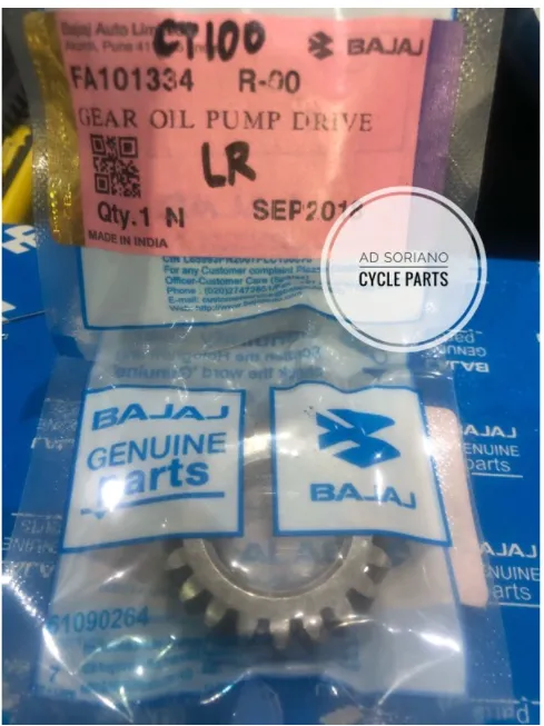 CT100 GEAR OIL PUMP DRIVE FA101334 | Lazada PH
