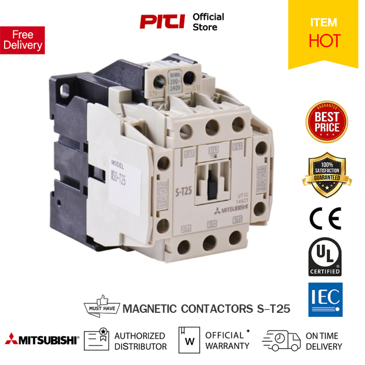 Mitsubishi Magnetic Contactor S-T25 200-240VAC ต้องที่ PITIGROUP | Lazada.co.th