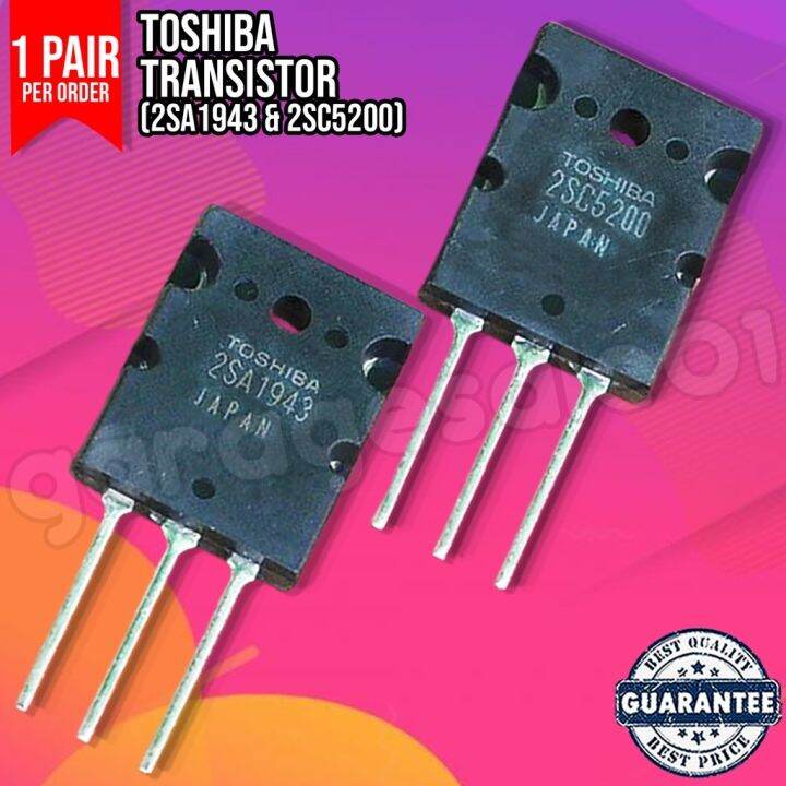 Original Transistor (2SA1943 2SC5200) SET | Lazada PH