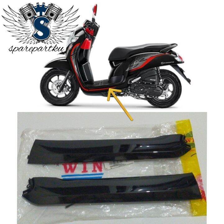 Cover under side sambungan sayap bagian bawah honda scoopy fi ring12 ...