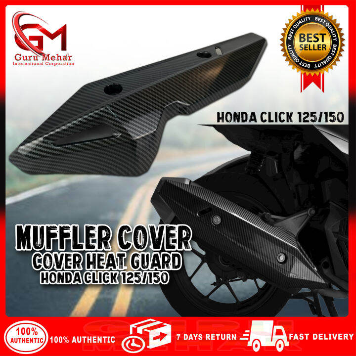 HEAT GUARD - Honda Click 125i / Click 150i (Muffler Cover Carbon ...