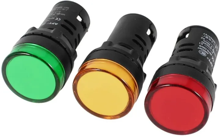 AD16-22DS LED Pilot Light Panel Indicator Lamp 22mm DC 24V | Lazada ...