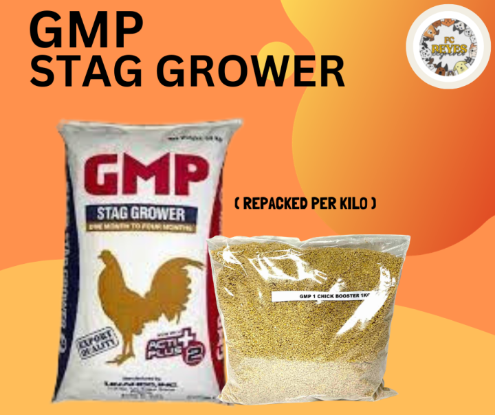 [FC REYES] 1kg GMP 2 STAG GROWER (REPACKED) / PATUKA SA MANOK / FEEDS | Lazada PH
