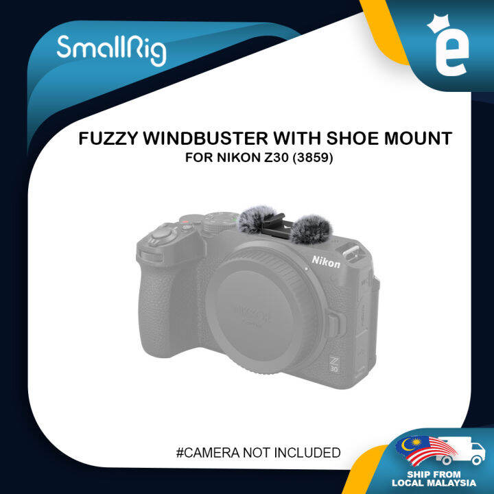 SmallRig Fuzzy Windbuster with Shoe Mount for Nikon Z30 3859 | Lazada