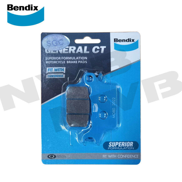 Bendix Motorcycle Brake Pads Front for Honda Click 125i, Click 150i ...