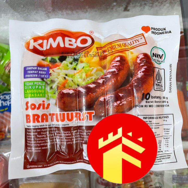 KIMBO SOSIS BAKAR BRATWURST MINI ORIGINAL 500 GR SOSIS BAKAR KIMBO ...