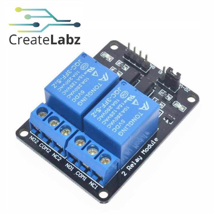 Relay Module 2-channel relay, 5V low level trigger 10A contacts | Lazada PH