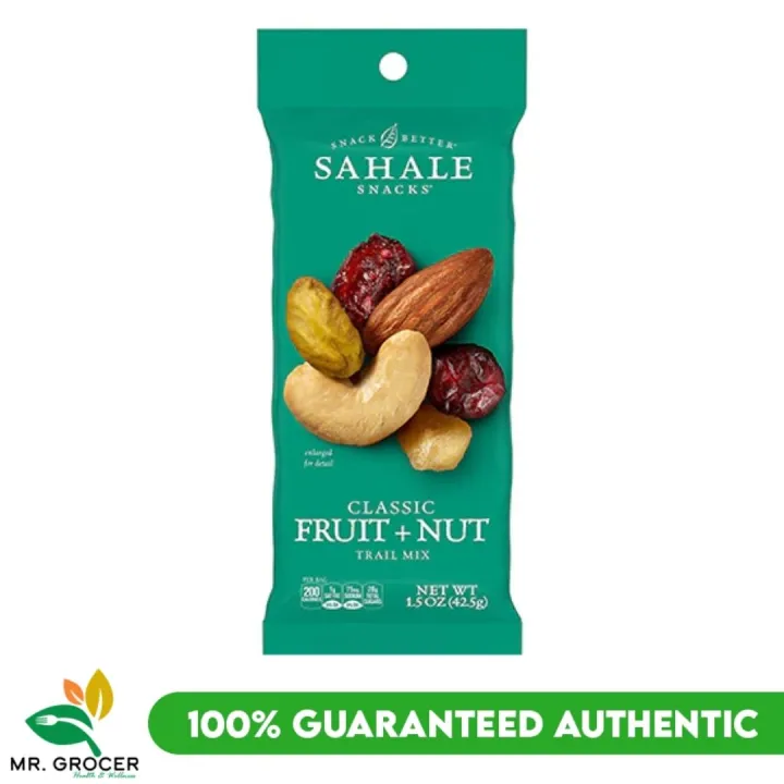 Sahale Grab & Go Classic Fruit + Nut Trail Mix 43g | Lazada PH