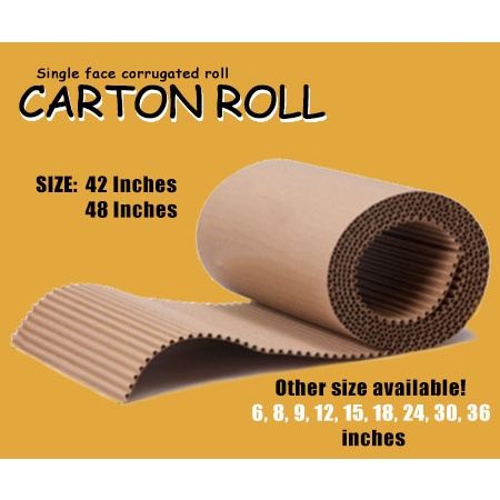 (42, 48 inches)1 meter Single Face Corrugated Carton Roll Best ...