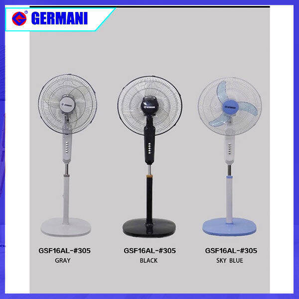 Germani Electric Fan High Performance Speed Stand Fan Plastic Fan Blade ...