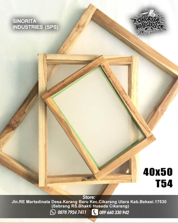 Screen Sablon Kayu 40 X 50 T54 | Lazada Indonesia