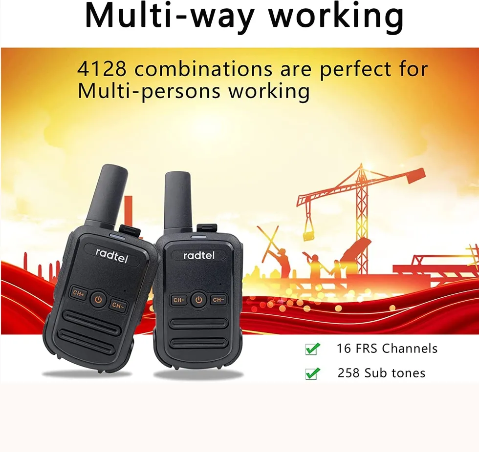 Lot BF-C50 Baofeng Walkie Talkie UHF 400-470Mhz 16Channel Portable Two ...