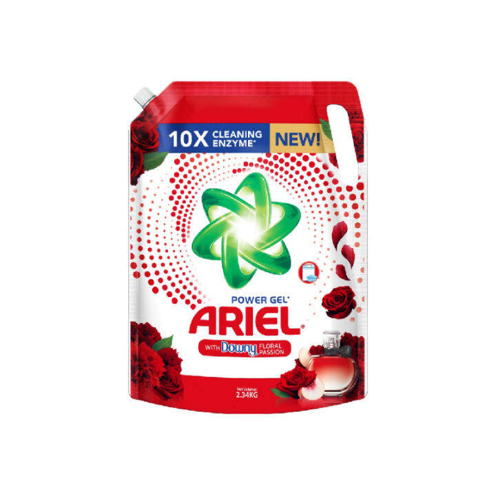Ariel Liquid Detergent with Downy Floral Passion Refill (2.34kg ...