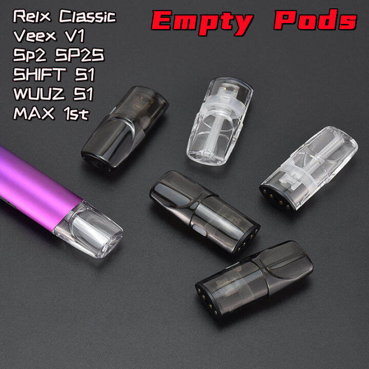 Relx Refillable Pods Set Empty Refill Pod Cartridge Compatible with For ...