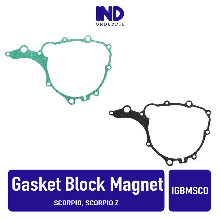 Gasket-Packing-Paking Blok-Block Magnet-Magnit Kiri Scorpio-Z | Lazada Indonesia