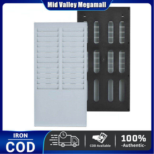 【FREE SHIPPING】24 / 50 slots Time Card Rack Bundy Clock timecard rack ...