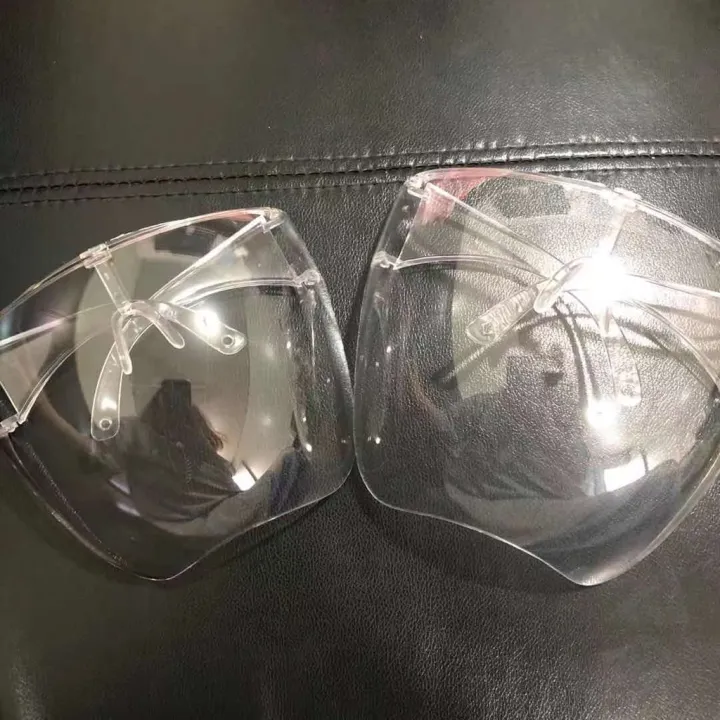 【Ready Stock】High-quality PC Protective Face Shield Reusable Full Face ...