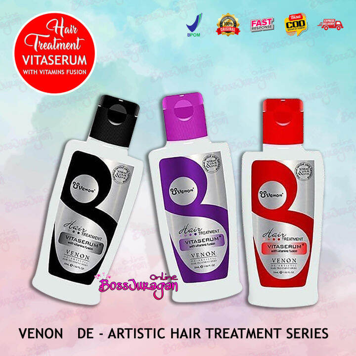 VENON HAIR TREATMENT VITA SERUM 30ML | Lazada Indonesia