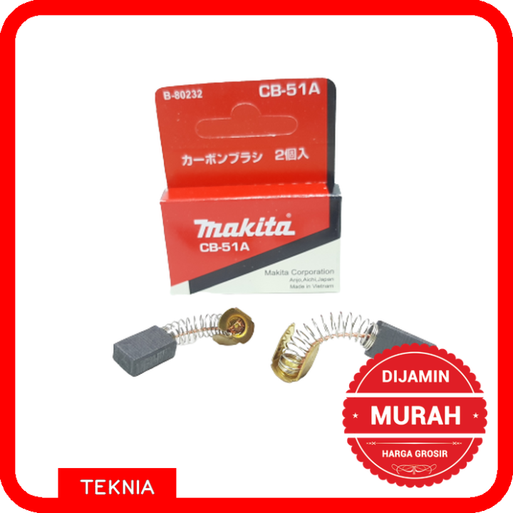 Carbon Brush CB 51A MAKITA - Batu Arang - Original 100% | Lazada Indonesia