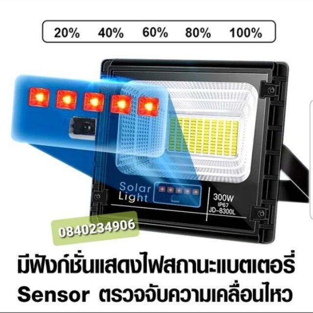 ส่งฟรี **รุ่นใหม่ มีมอนิเตอร์** งานแท้!!! ถูกที่สุด**JD สปอตไลท์ โซล่า ...