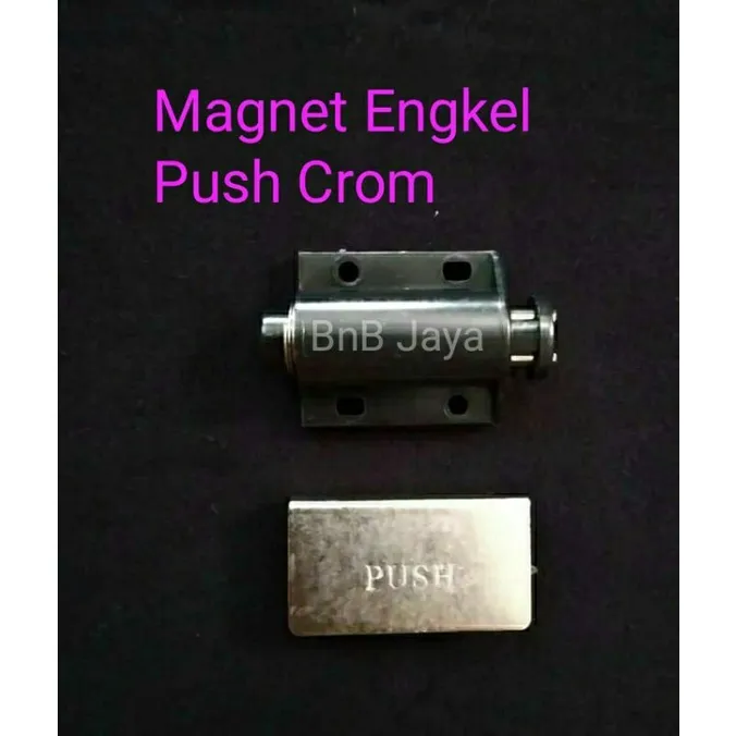 Magnet Pintu Lemari Engkel Push Chrome | Lazada Indonesia